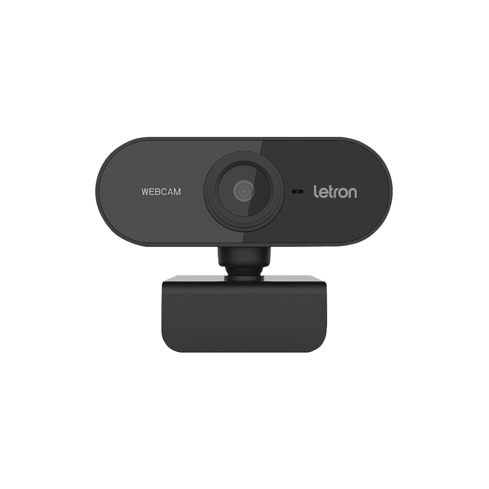 WEBCAM FULL HD ORBIT BASE GIRATORIA 360 MICROFONE E ALTO FALANTE LETRON