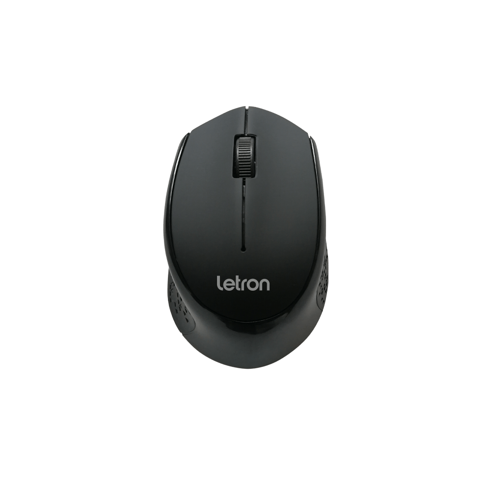 MOUSE SEM FIO OFFICE WORK PRETO BLUETOOTH ERGONOMICO OPTICO LETRON